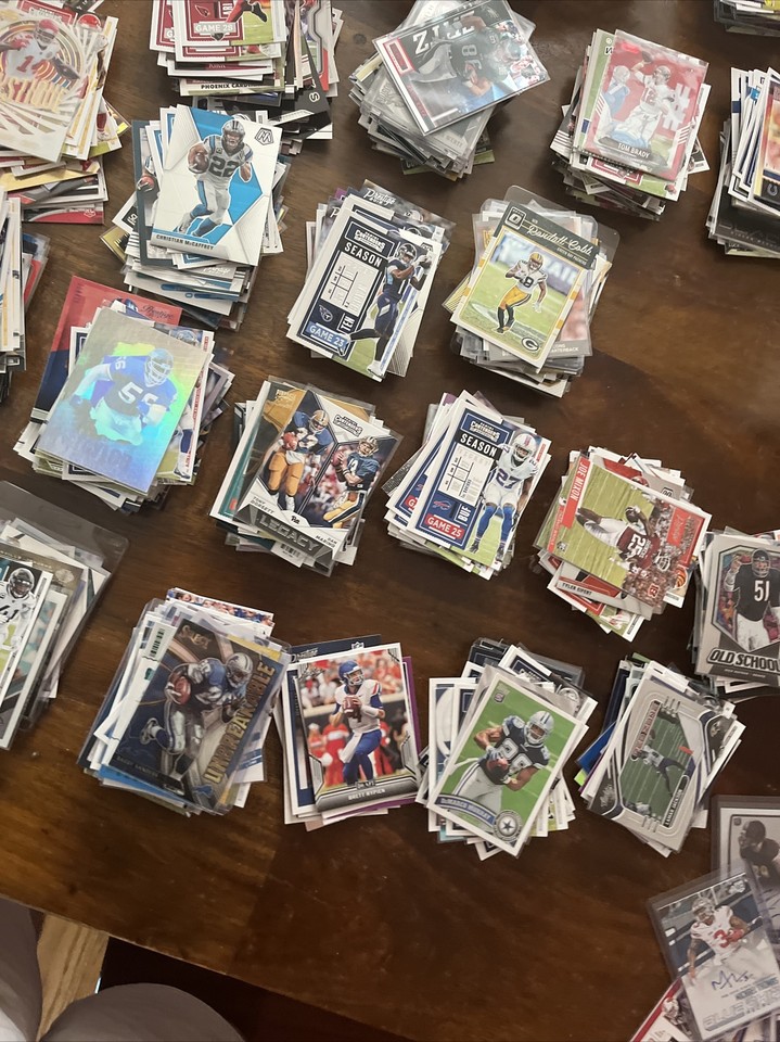 Football card Lots with autos, patches, rookies, inserts, and base ...