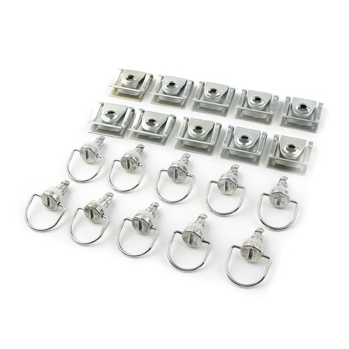 10Sets Race Fasteners1/4 Turn Fairing 15MM D-Ring For Ducati Yamaha YZF ...
