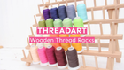THREAD RACK AND ORGANIZER - 3 SIZES - 60, 66, 120 SPOOLS - WOOD ...