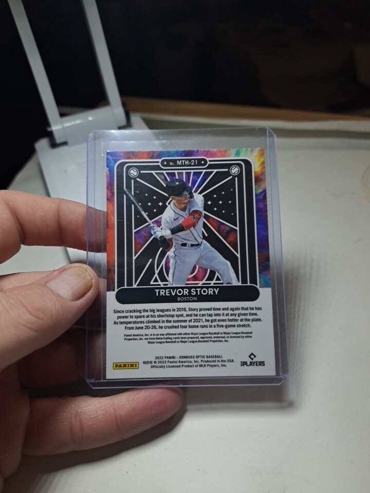 Trevor Story 2022 Panini Donruss Optic Mythical #MTH-21 Red Sox | eBay