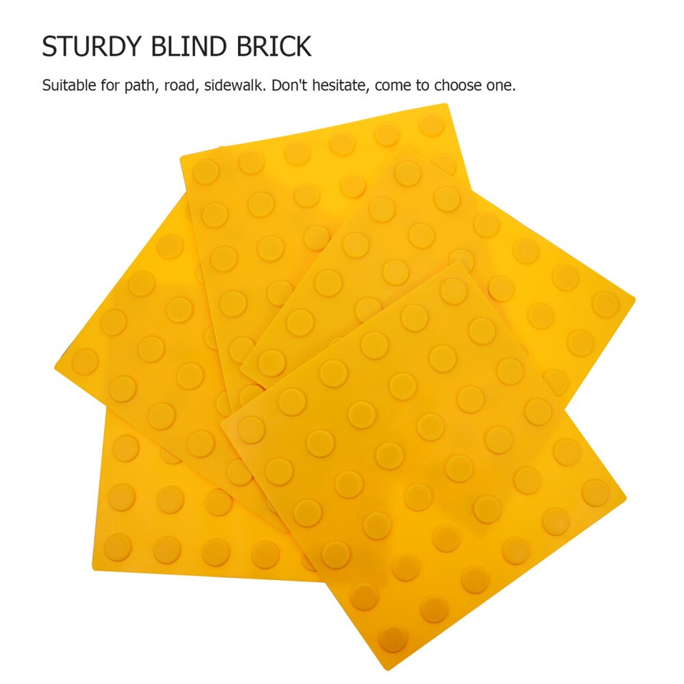 5 Pcs Tactile Paver Blind Brick Self-adhesive Waterproof Stickers | eBay