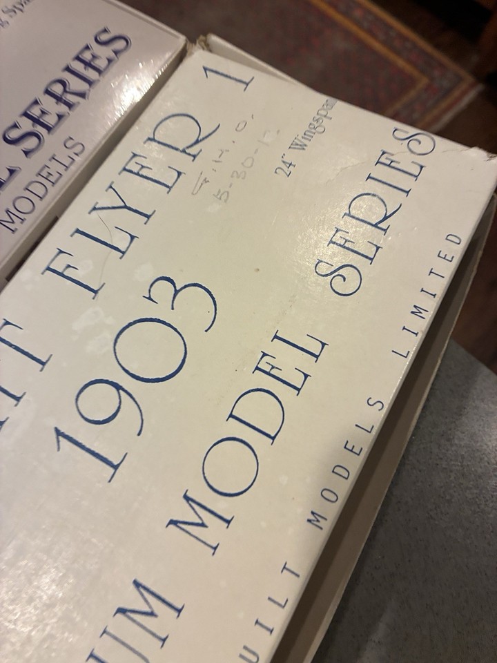 Two Easybuilt Wright Flyer Balsa R/c F/F Model Airplane Kits | eBay