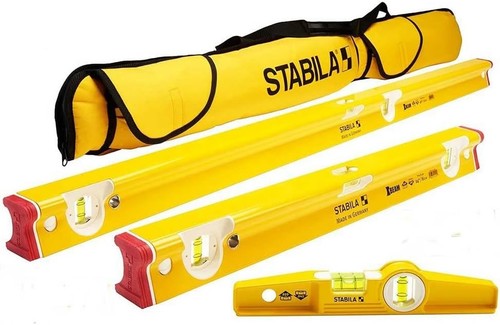 Stabila 48", 24", 10" R Beam Level Set w/Case | 48415 89634484158| eBay