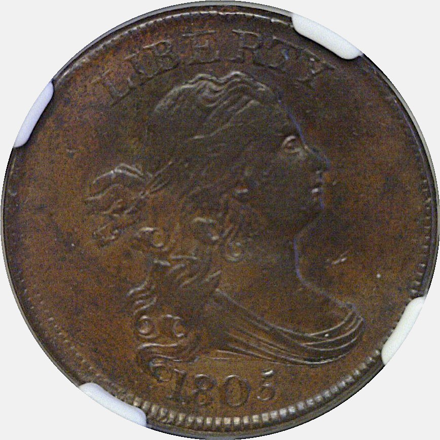 1805 Half Cent - NGC AU-58 | eBay