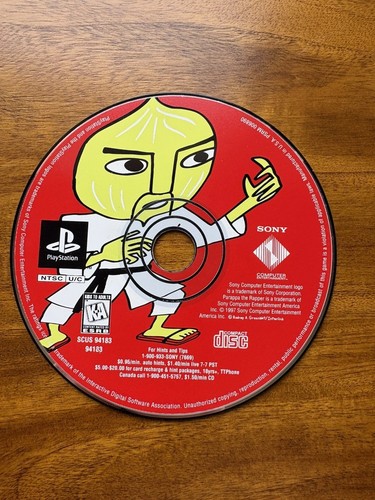 PaRappa the Rapper Playstation 1 PS One Disc Only Tested & Working | eBay