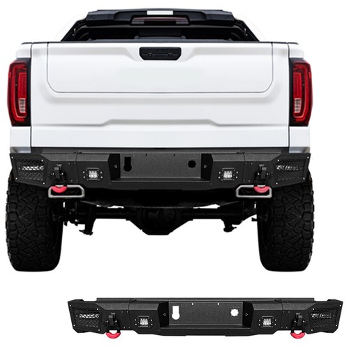Rear Bumper Fits 2019-2024 Chevy Silverado 1500 and 2019-2024 GMC ...