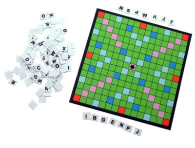 Miniature Dollshouse Scrabble Board & Full Set of Letters 1/12th Scale ...