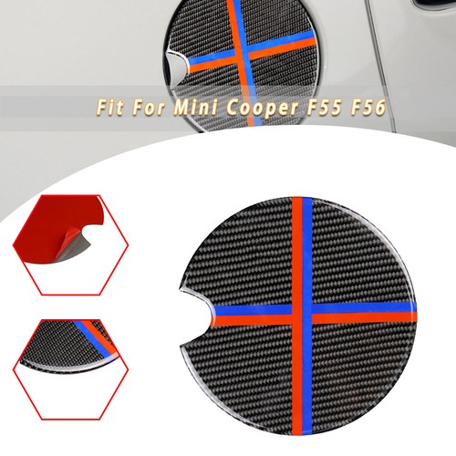 Protection Gas Fuel Tank Cap Stickers For BMW Mini R50 R52 R61 Carbon ...