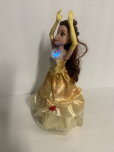 DISNEY Dance Code Disney Princess Belle Doll with 100 phrases 7 songs ...