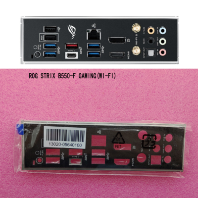 For Asus ROG STRIX B550-F GAMING(WI-FI) Shield IO I/O Rear Backplate ...
