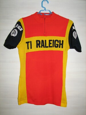TI RALEIGH TEAM CYCLING JERSEY 1970s RARE VINTAGE SIZE 2 | eBay