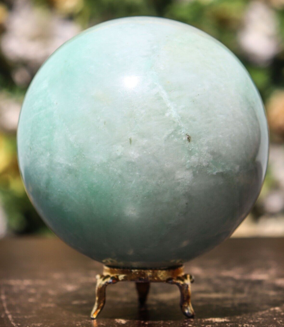 90MM Aqua Amazonite Crystal Healing Chakra Energy Metaphysical Gemstone ...