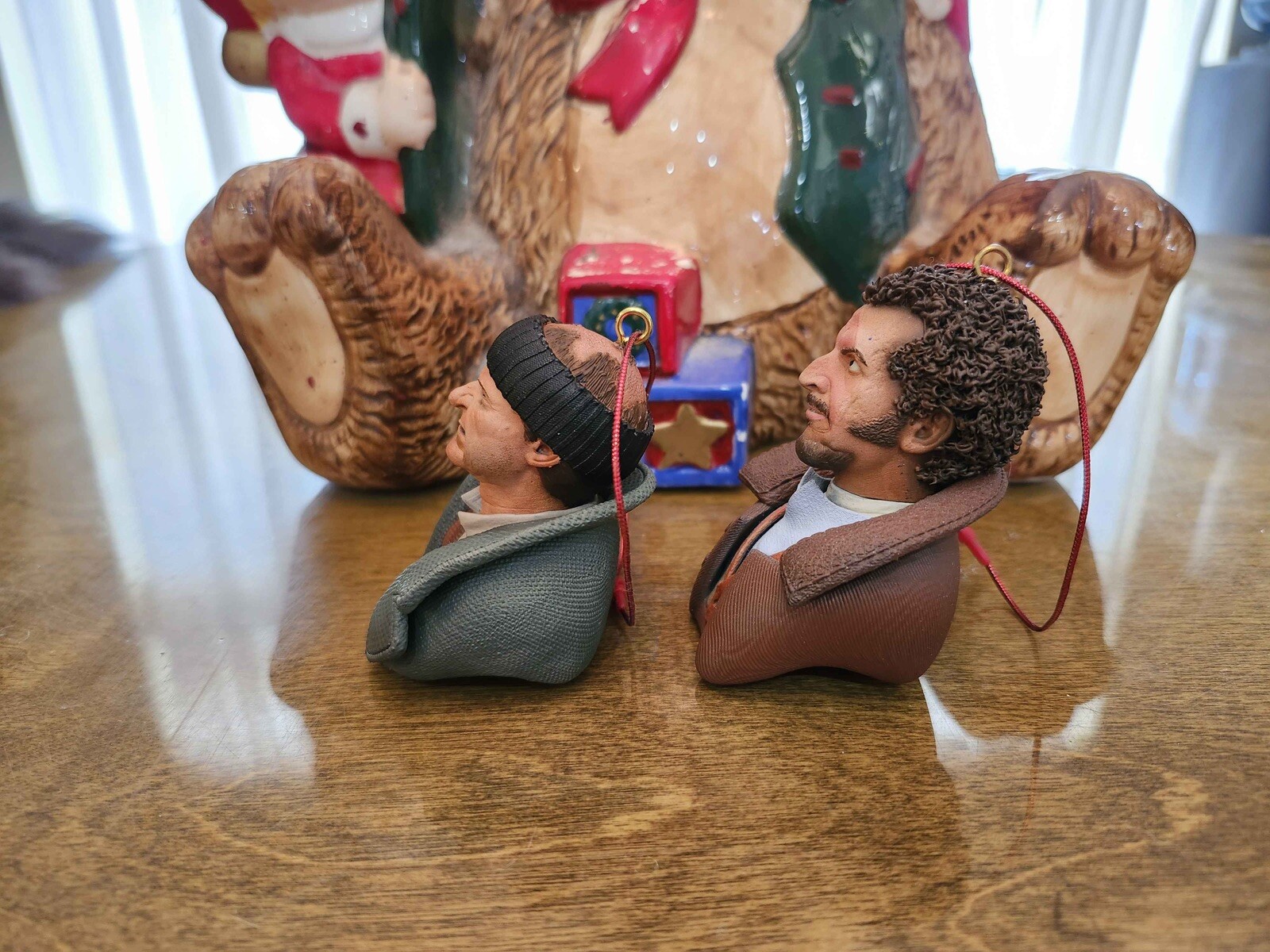Hand-Painted 3D Resin Ornament - Harry & Marv Sticky Bandits Home Alone ...