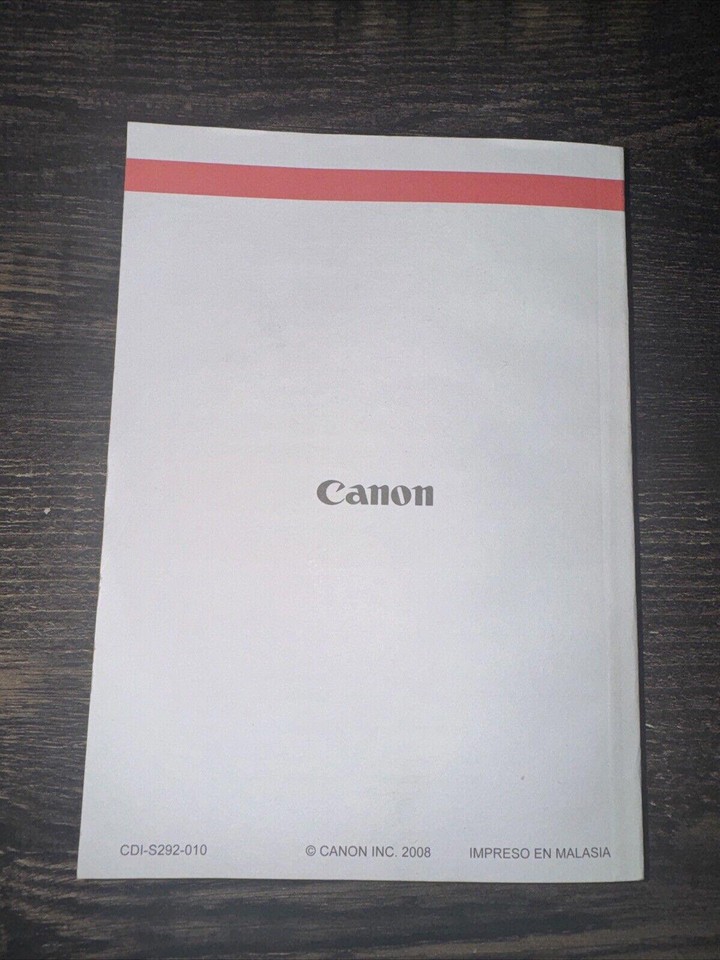 Canon PowerShot A590 IS Owners Manual | eBay