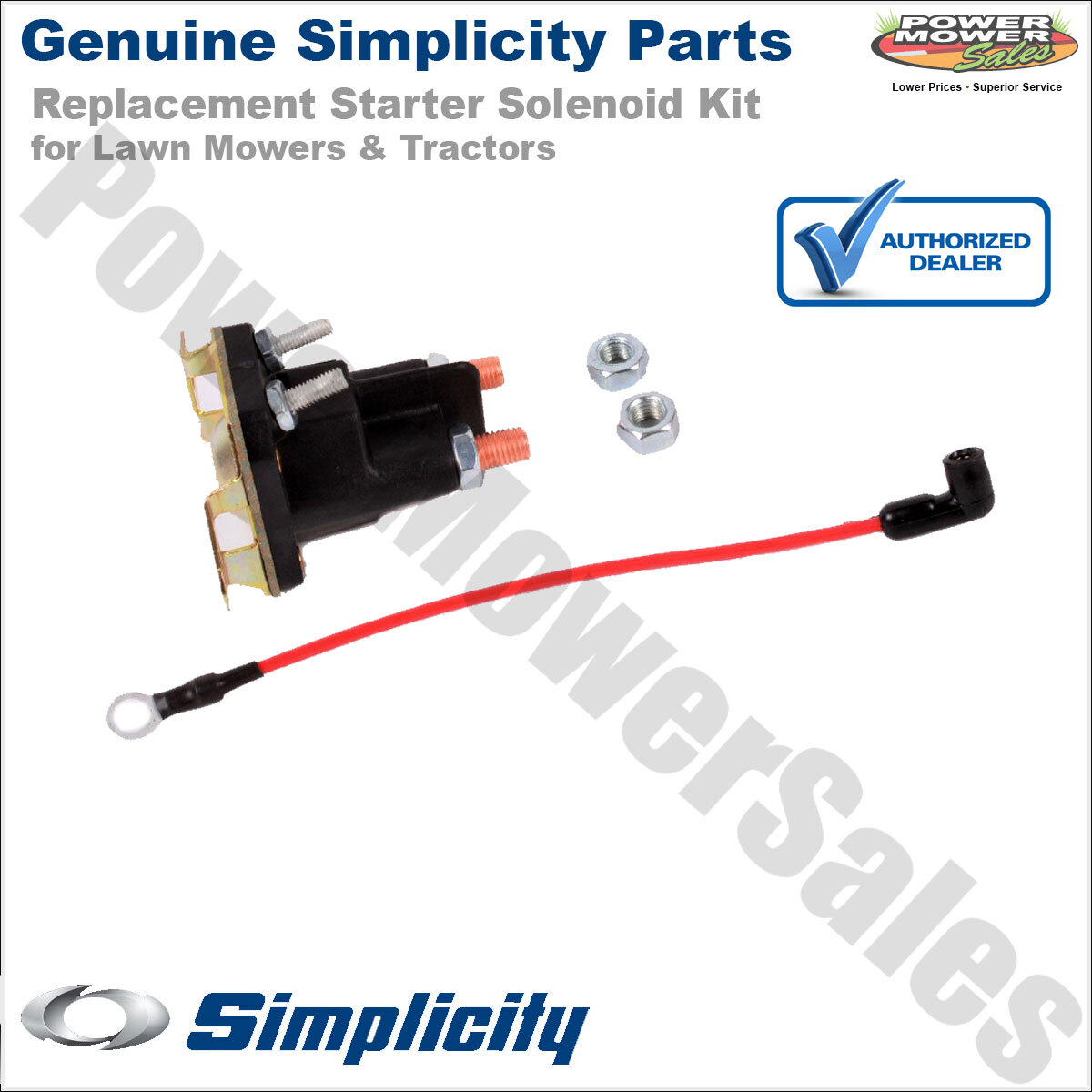 OEM Simplicity Snapper Starter Solenoid Kit for Mowers & More ...