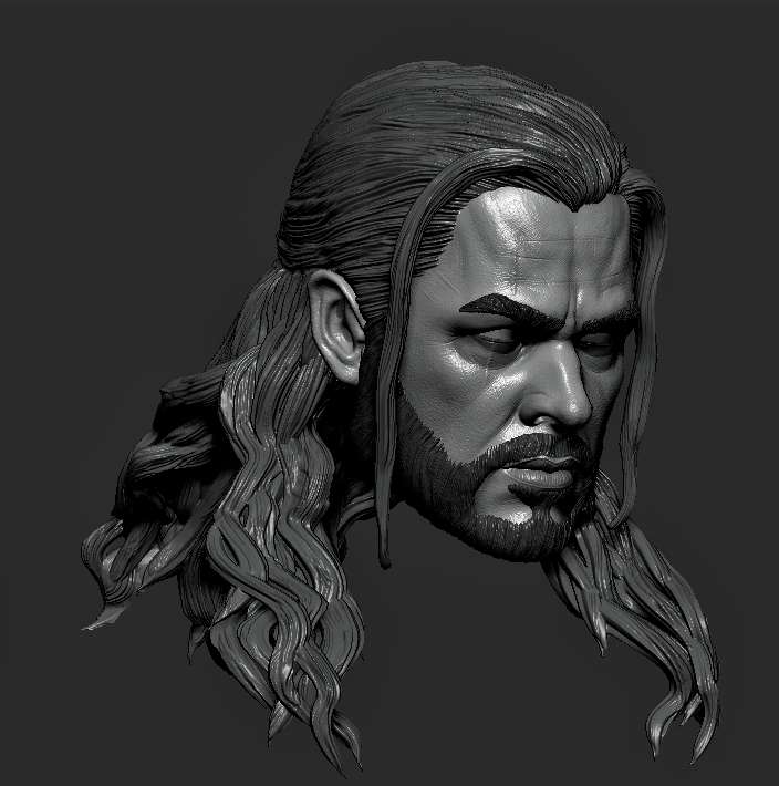 Thor Love Thunder Hemsworth custom print replacement head Marvel action ...