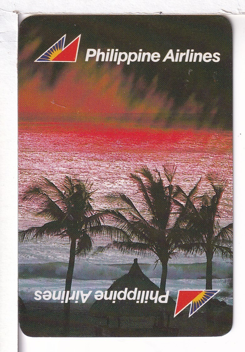 Single Airline Playing Card "Philippine Air, PAL-110 A" Chan/Mertens ...