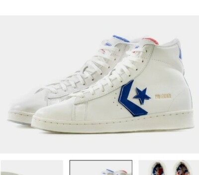 CONVERSE PRO LEATHER HI VINTAGE BIRTH OF FLIGHT MEN SHOES WHITE/BLUE ...
