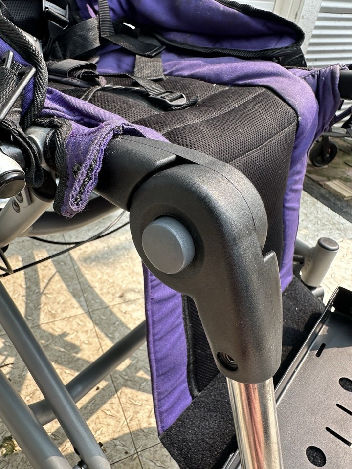 Convaid Rodeo 16" Folding Tilt Recline Wheelchair Stroller Special ...