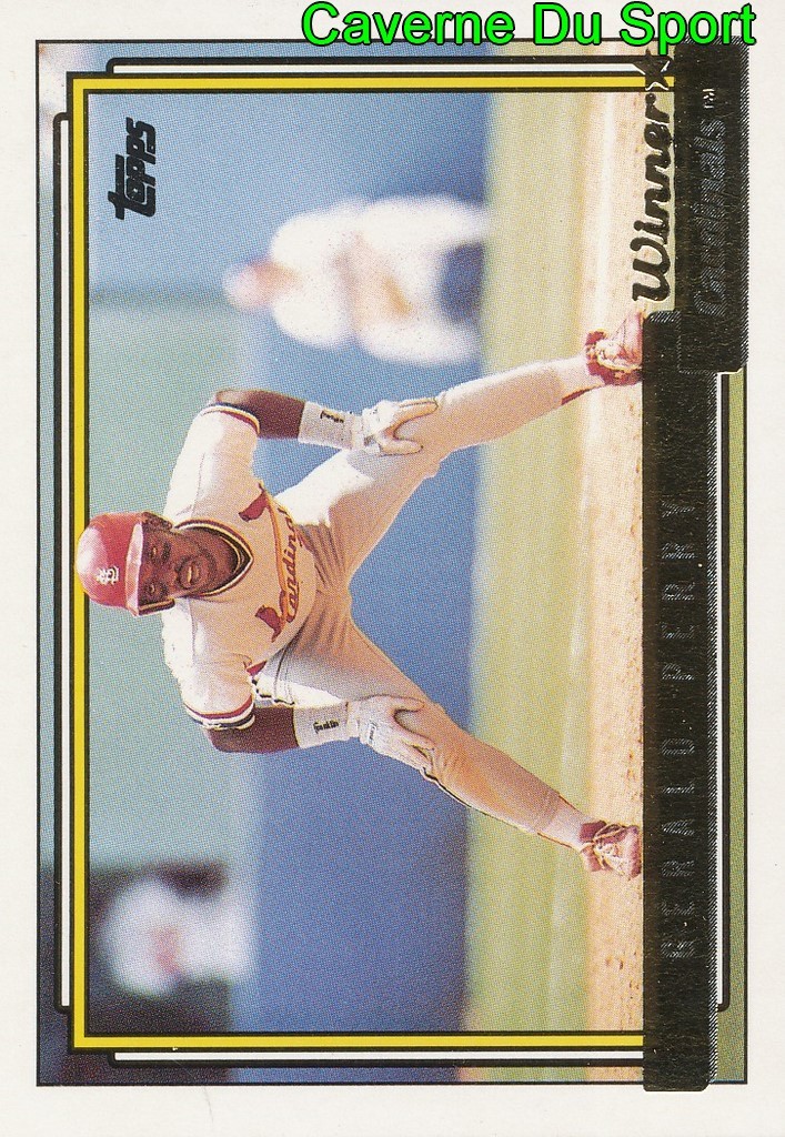 498 GERALD PERRY CARDINALS TOPPS GOLD WINNER BASEBALL CARD 1992 | eBay