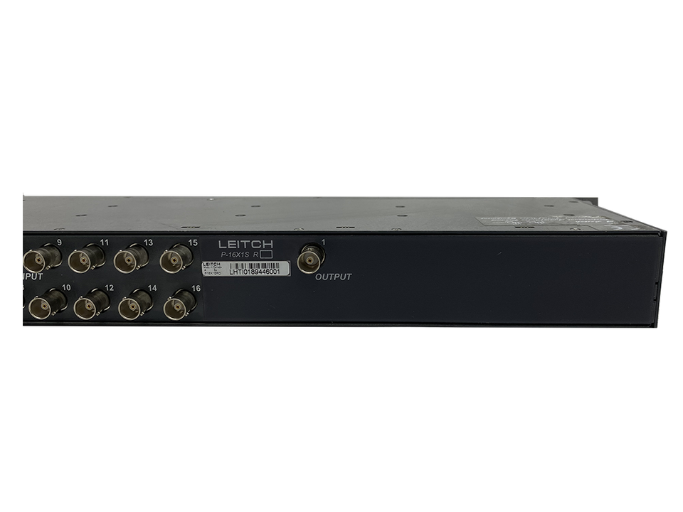 Leitch PANACEA P16x1SRO 1RU Video ROUTER 16X1 SDI with EMBEDDED AUDIO ...