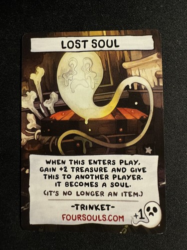 The Binding of Isaac : Four Souls - "Lost Soul" Promo Card | eBay