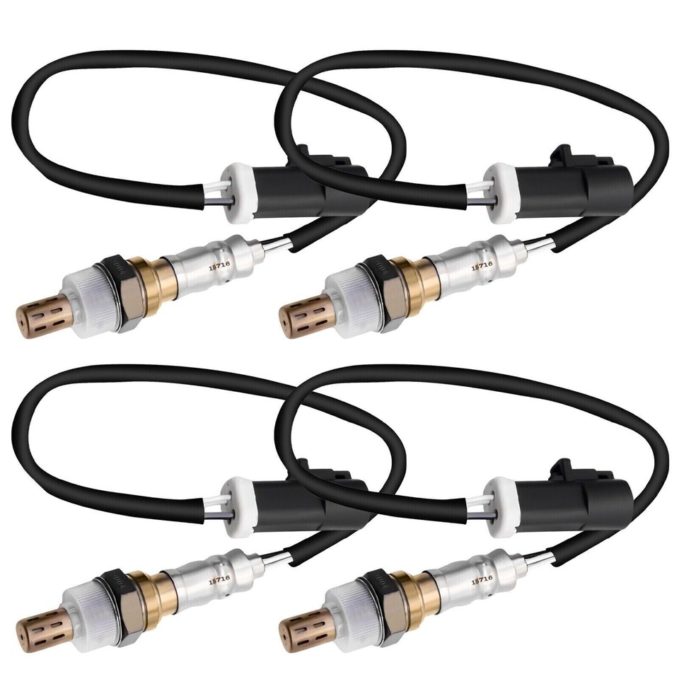 4x Down & Upstream Oxygen Sensor O2 Fit For 97-08 Ford F150 Pickup 4.2 ...