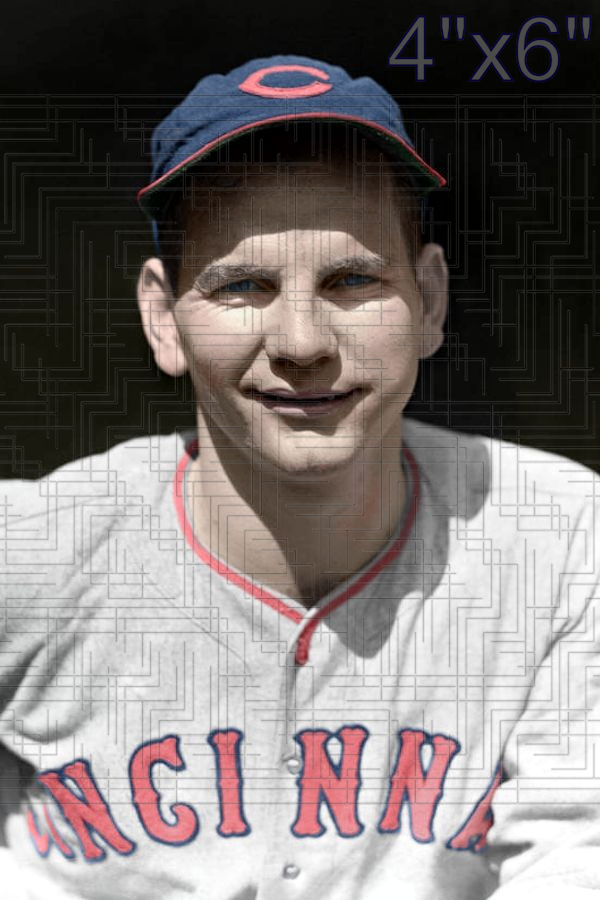 Don Lang - 1938 Cincinnati Reds - choose a style - colorized print | eBay