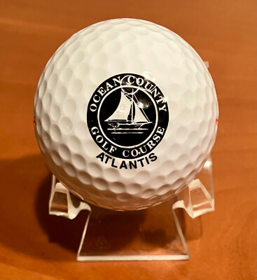 Ocean County Golf Course at Atlantis (New Jersey) Logo Golf Ball | eBay