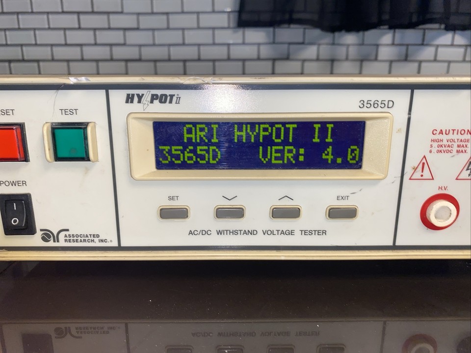 3565D Hypot II AC/DC Digital meter Hypot Tester | eBay