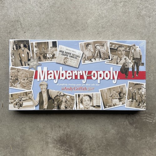 MAYBERRY-OPOLY Andy Griffith Board Game NEW in Box 2-6 Players Family ...
