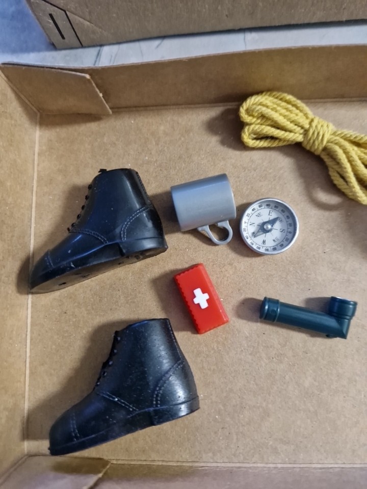 Action Man Escape From Colditz Red Cross Parcel And Other Parts . | eBay UK