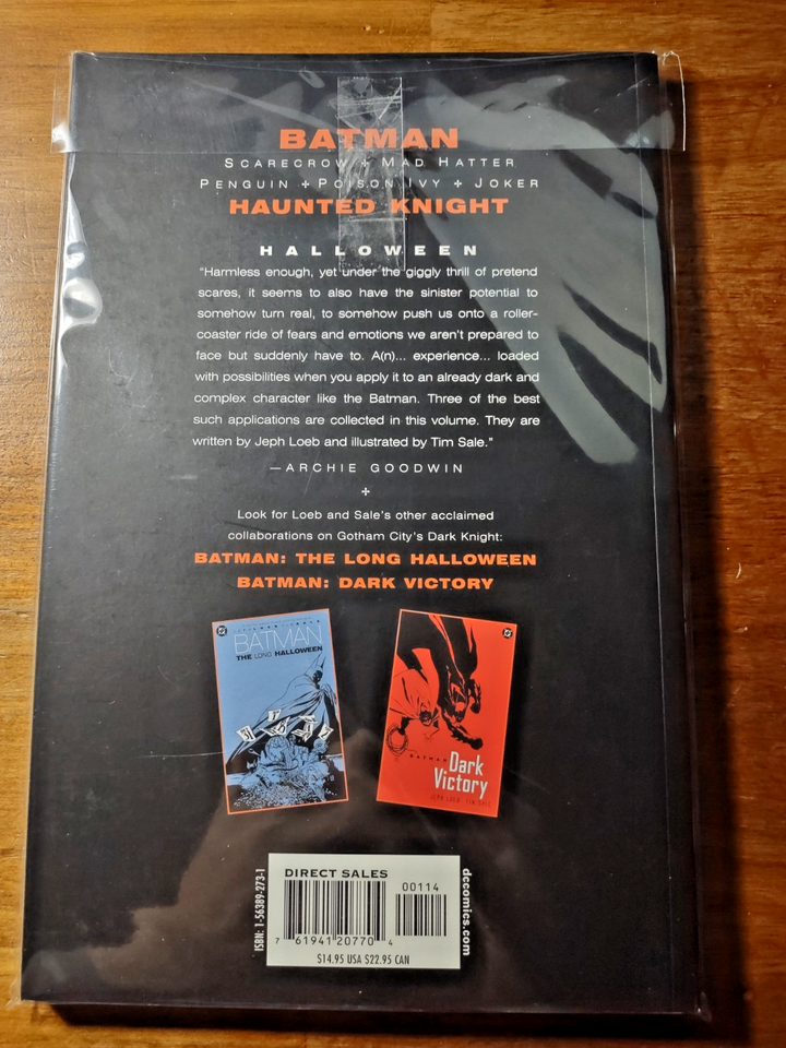 💥 DC Comics Batman: Haunted Knight 1997 Loeb Sale Scarecrow Mad Hatter ...