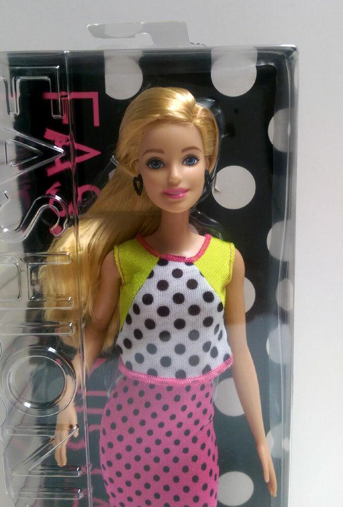 Fashionistas Powder Pink Blonde Curls Barbie Doll #14 Mattel DPG85 NRFB ...