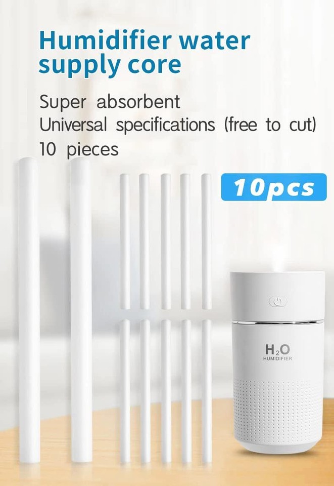 10 Pieces Humidifier Sticks Cotton Filter Refill Sticks Filter ...