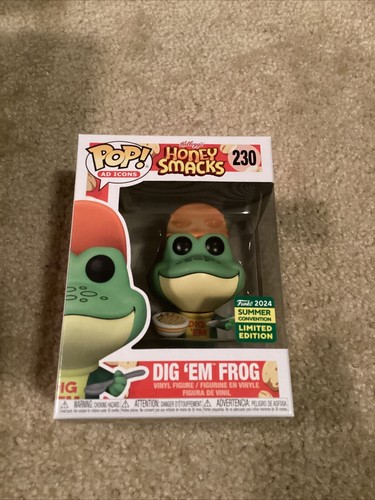 FUNKO POP! DIG ‘EM FROG #230~ 2024 SUMMER CON EXCLUSIVE~ MINT~ AD ICONS ...