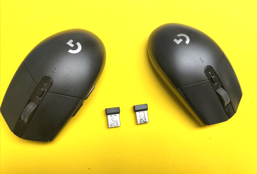 LOT OF 2X OEM Logitech G305 Wireless Gaming Mouse, M-R007 ( W DONGLES ...