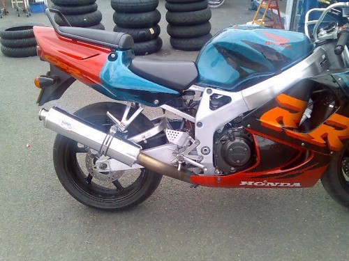 Honda CBR900 Fireblade 96-99 stainless round ROAD LEGAL Motorbike ...
