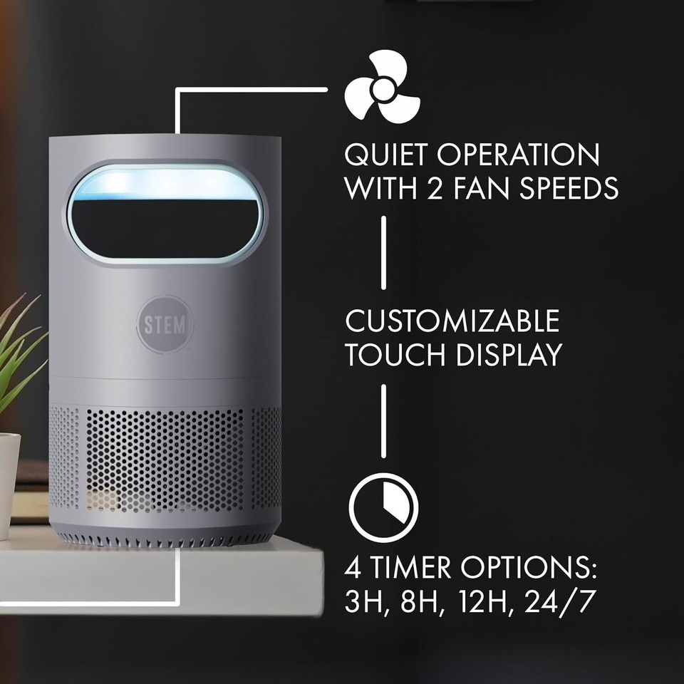 STEM Flying Insect Fan Trap for Indoor Bug Control, Attracts Mosquitoes ...