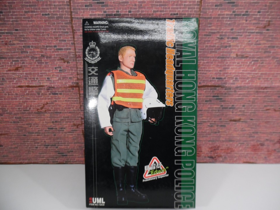 1/6 Royal Hong Kong Police Traffic Motorcycle Police 12" Figure Gi Joe ...