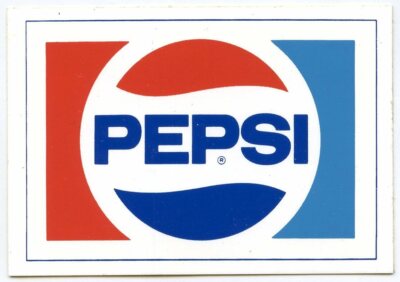 Pepsi Cola Vintage Sticker Decal - Printed in USA - Soda Promo Ad ...