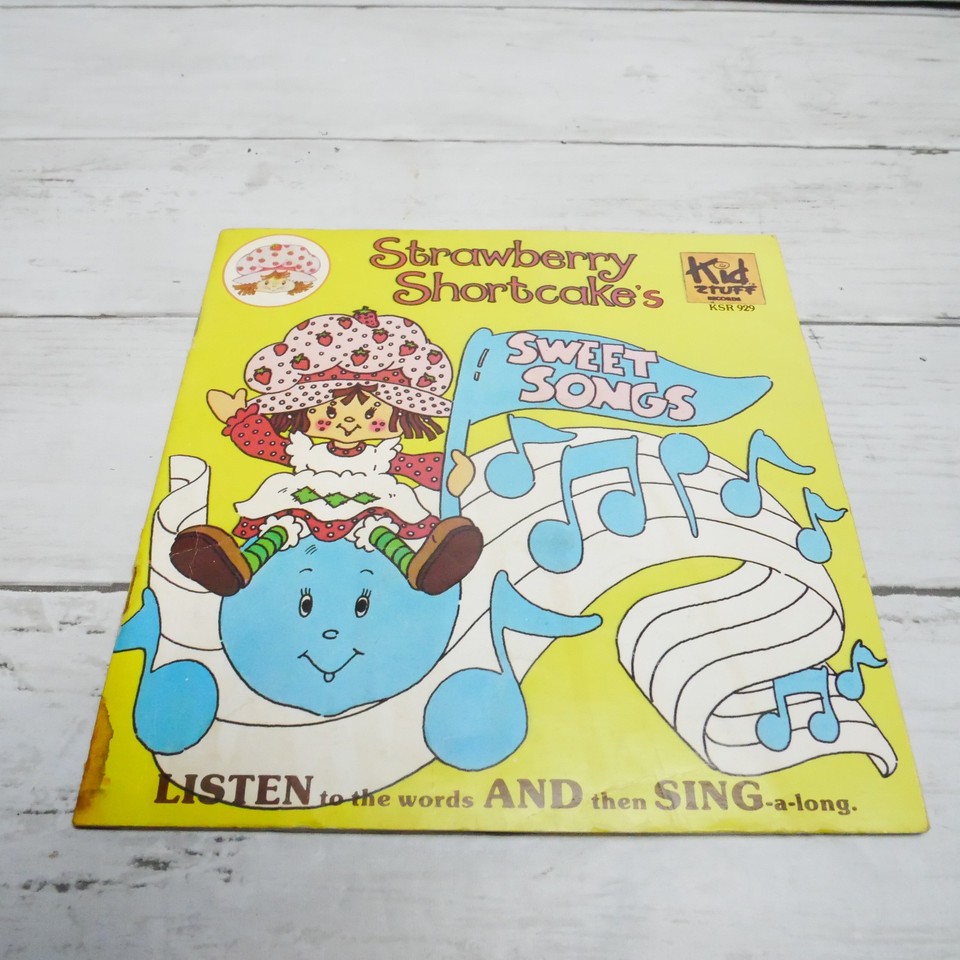 Strawberry Shortcake Dolls Sweet Songs LP Vinyl Record Original 1980 ...