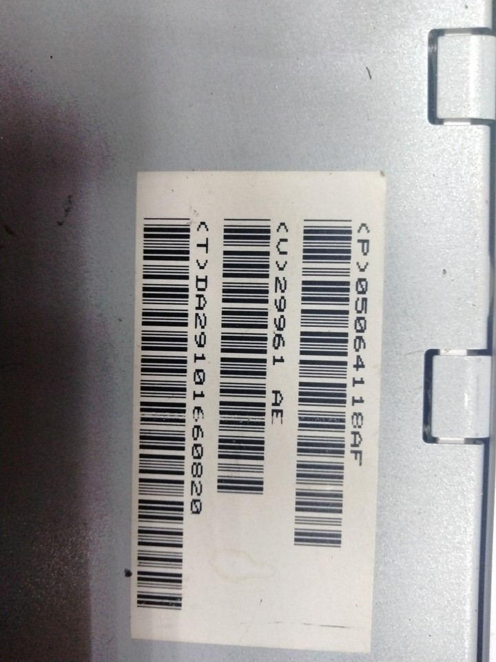 BENCH TESTED Chrysler Dodge Jeep INFINITY Amplifier Amp 05064118AF ...