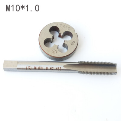 1pc Tap M10×1+ 1pc Die M10×1 M10 Threaded Metric Right Hand Tap and Die ...