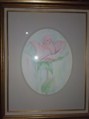 Joy Stokes Watercolor Framed | eBay