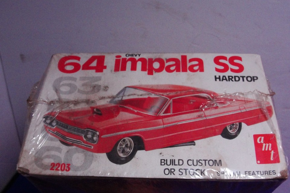 AMT '64 Chevy Impala SS Hardtop 1:25 Scale Model Kit Sealed | eBay