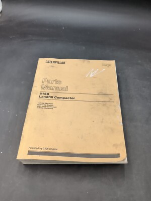CAT Caterpillar 816B Land Fill Compactor Parts Manual Book Catalog 15Z1 ...