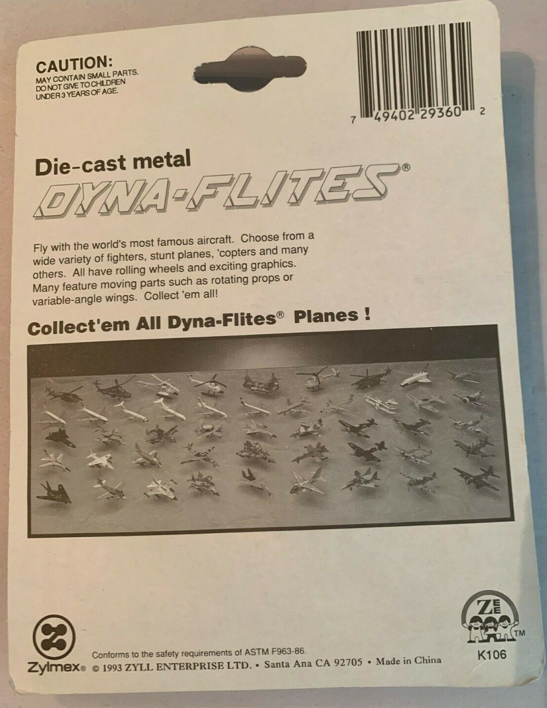 Zylmex Dyna-flites Diecast Metal German Military Aircraft #29360 1993 ...