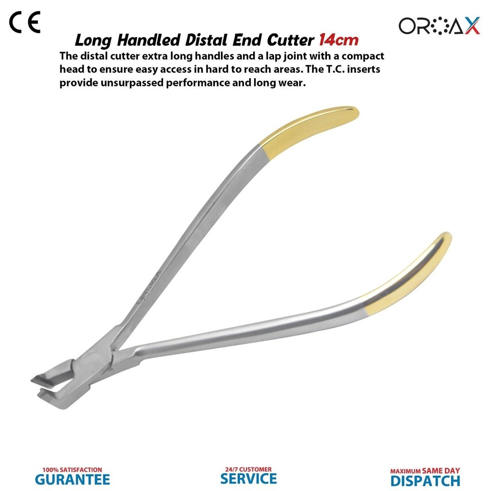 Distal End Cutter Plier Hold & Cut Soft and Hard Wire Orthodontic ...