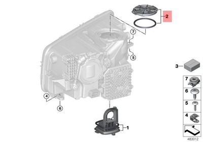 Genuine Set Protective Caps Headlight BMW ROLLS-ROYCE Alpina M5 ...